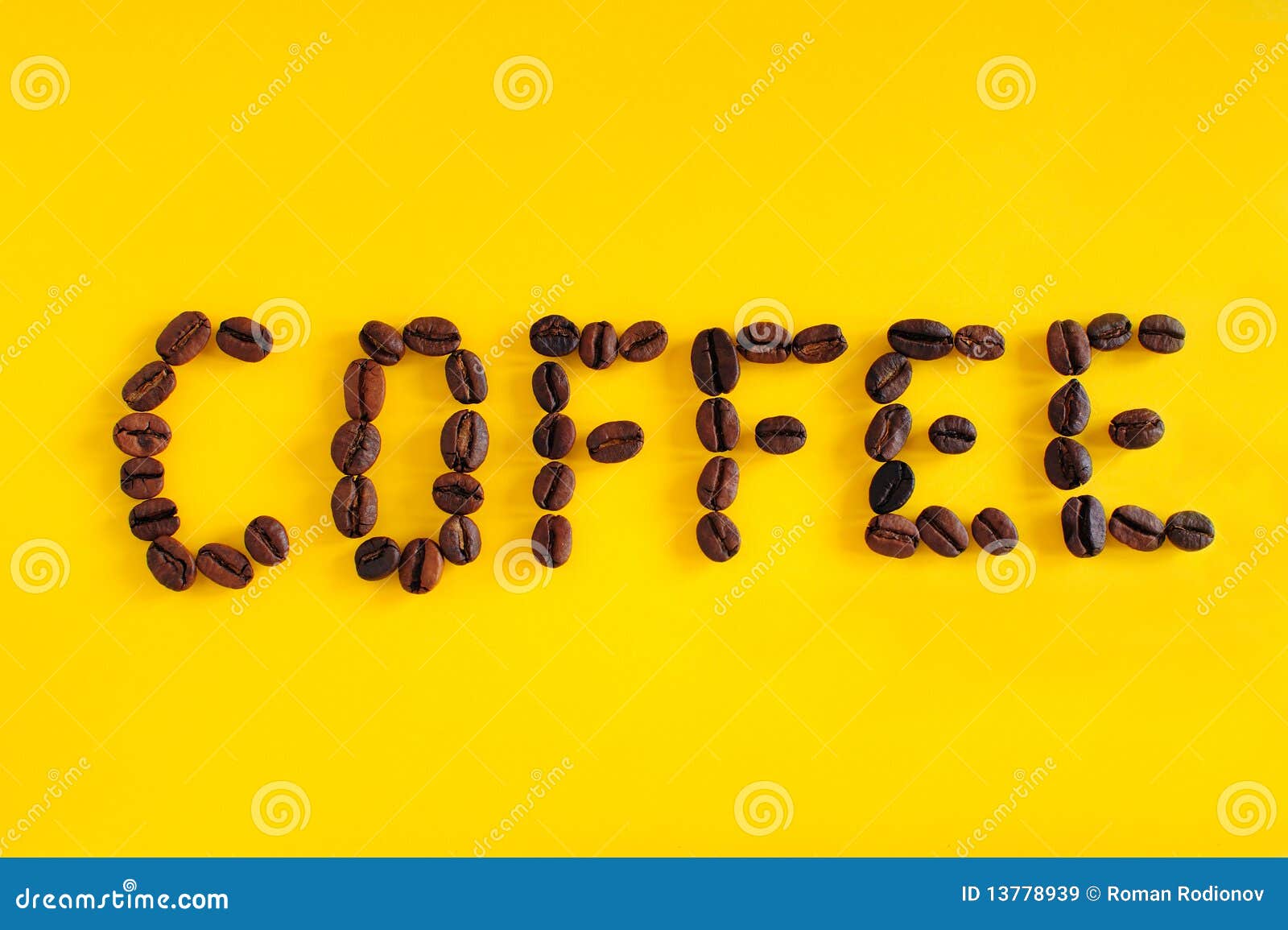 The word COFFEE stock image. Image of natural, appetizing - 13778939