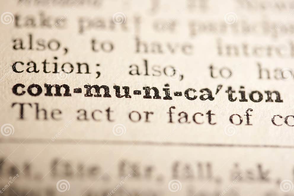 Word communication stock photo. Image of gain, page, reference - 16455222
