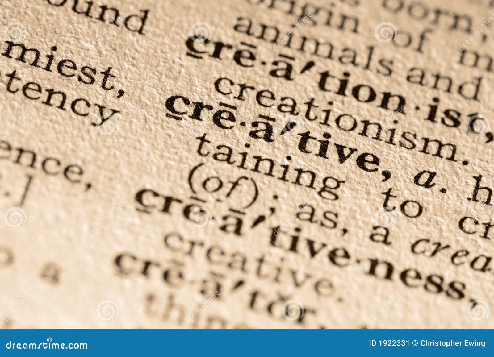 The word creative stock image. Image of create, language - 1922331
