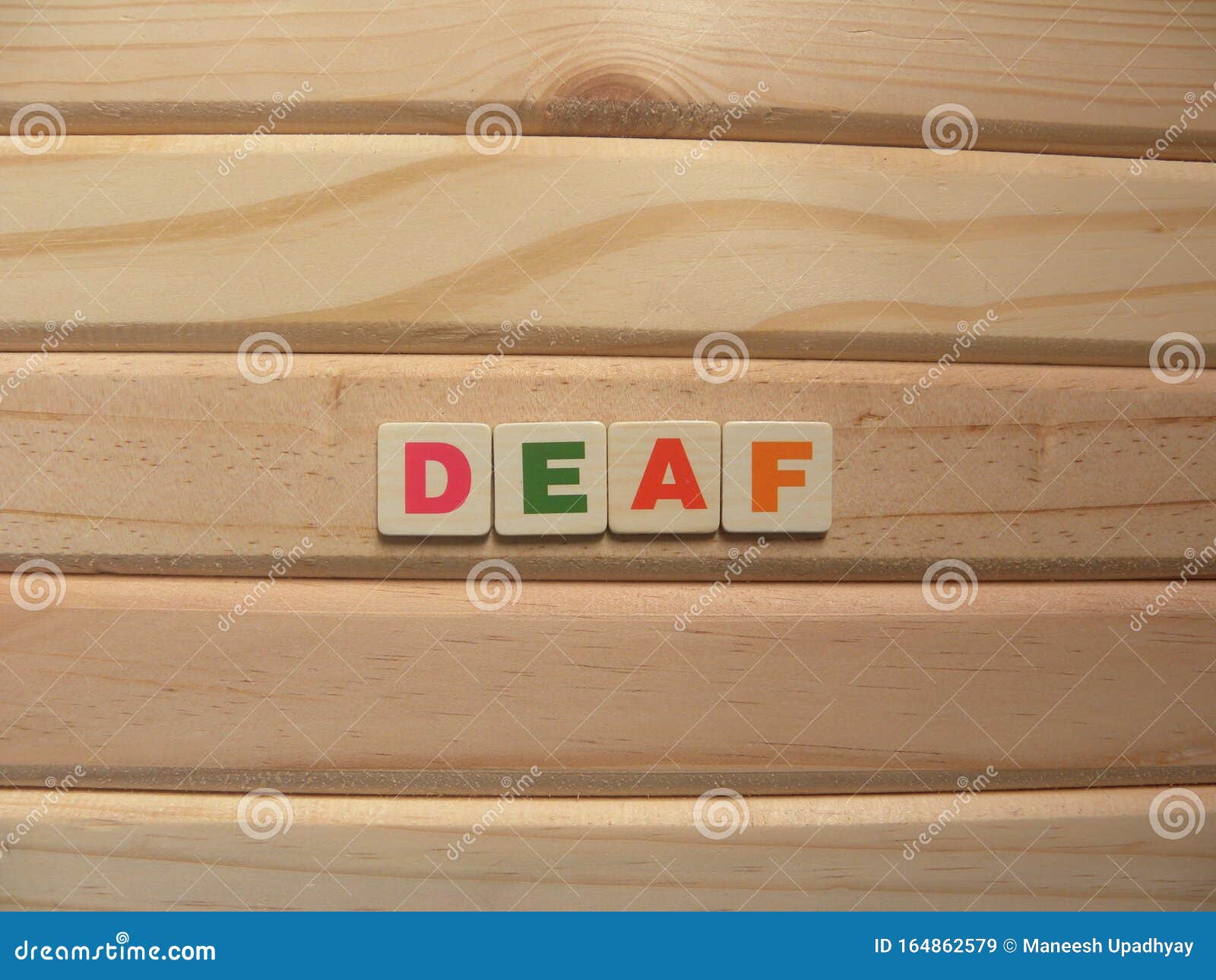 Word Deaf stock image. Image of abstract, antique, material - 164862579