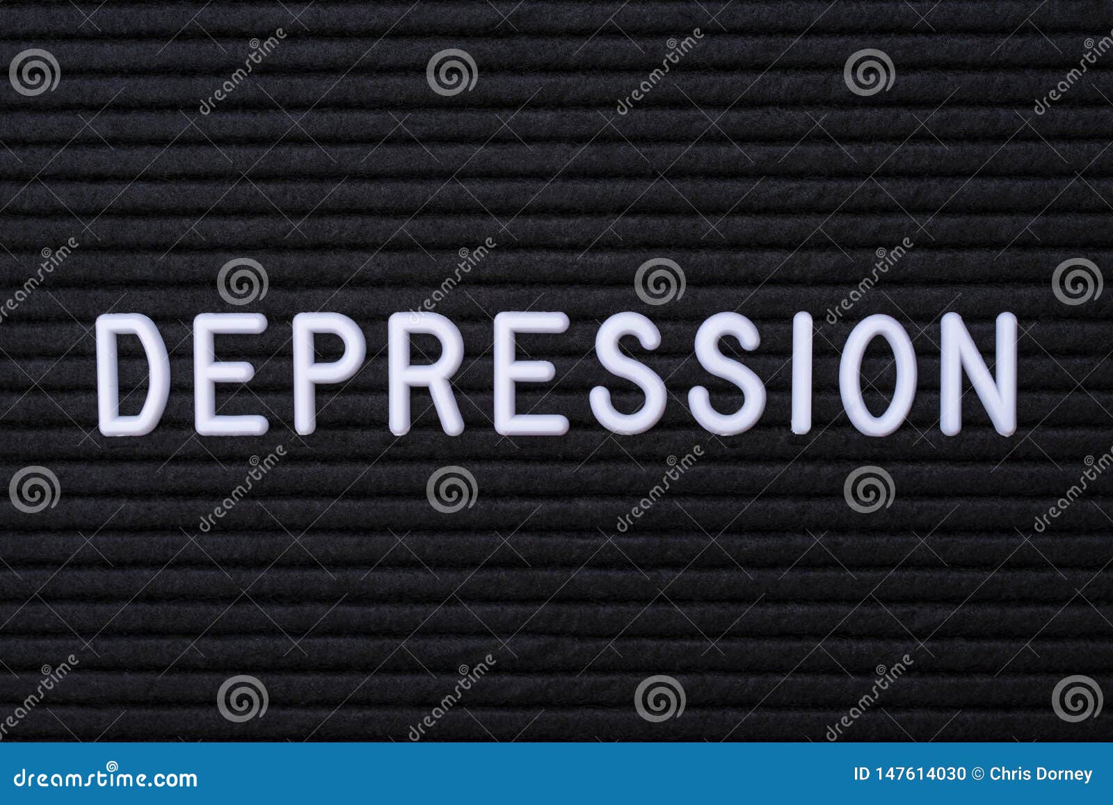 The word DEPRESSION stock photo. Image of depressing - 147614030