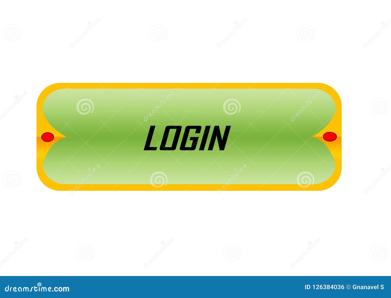Circle Designing Element Color Login and Web Button Stock Illustration - Illustration of design ...