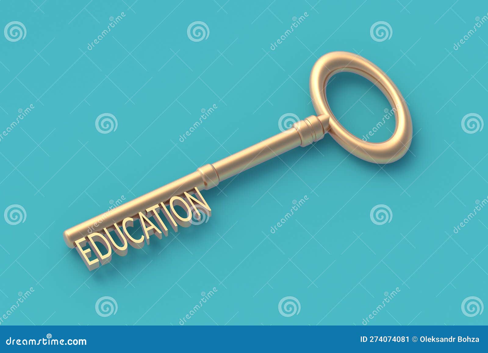 The Word Education on the Key. School Concept Stock Illustration ...