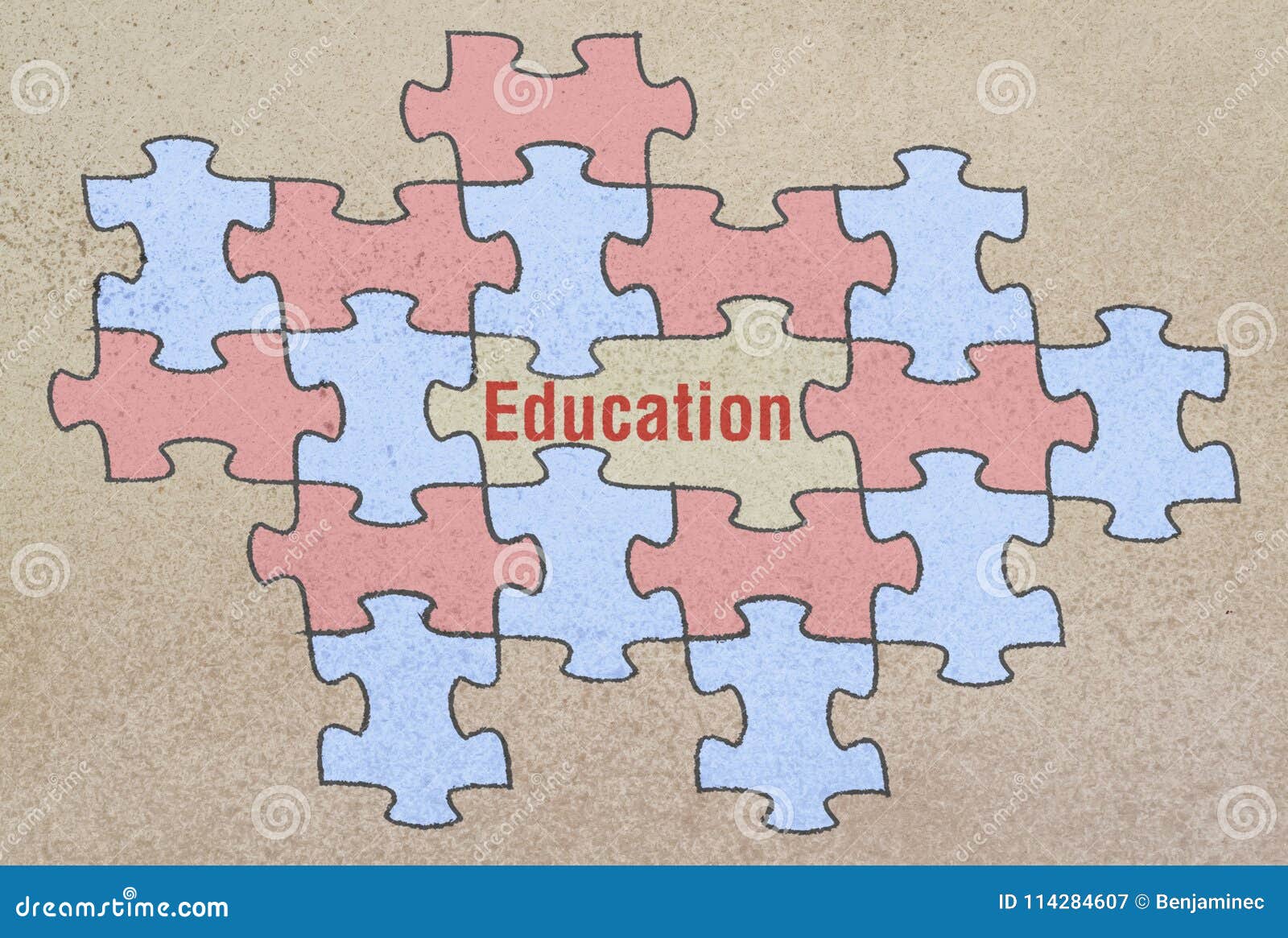 Word Education and puzzle stock image. Image of text - 114284607