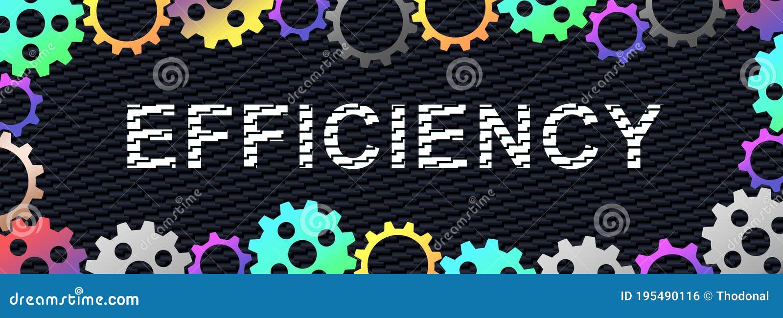 Concept of efficiency stock illustration. Illustration of business ...