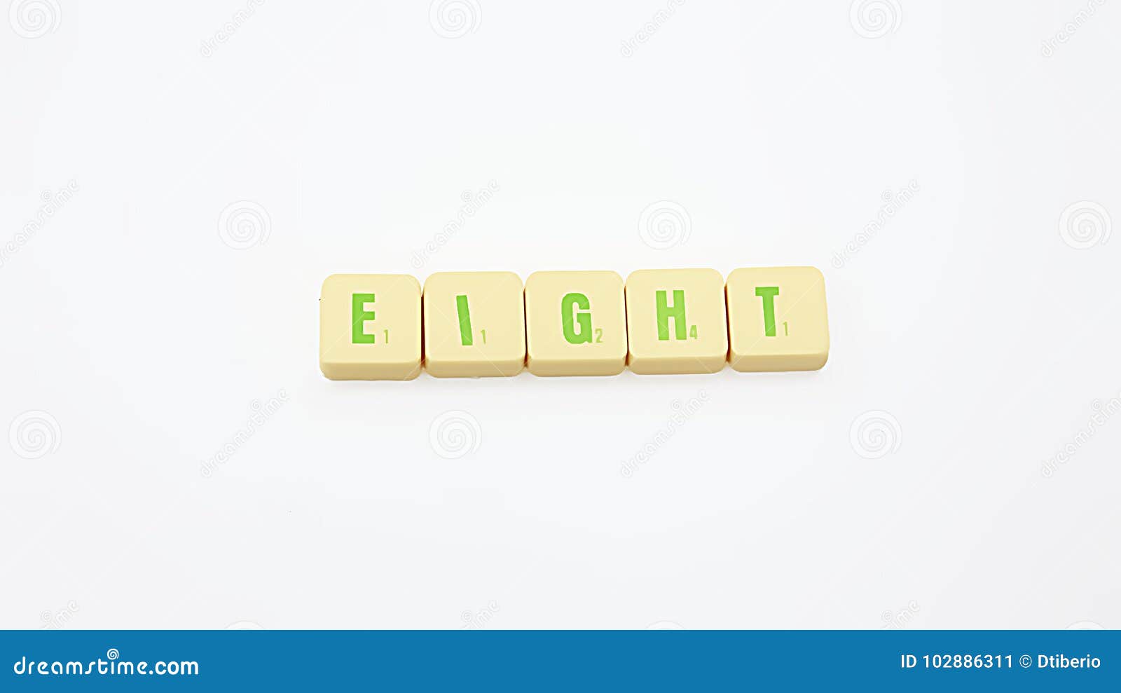 Word Eight stock image. Image of script, language, text - 102886311