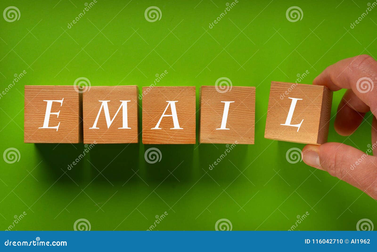 The Word Email Written on Wooden Cubes Stock Photo - Image of digital ...