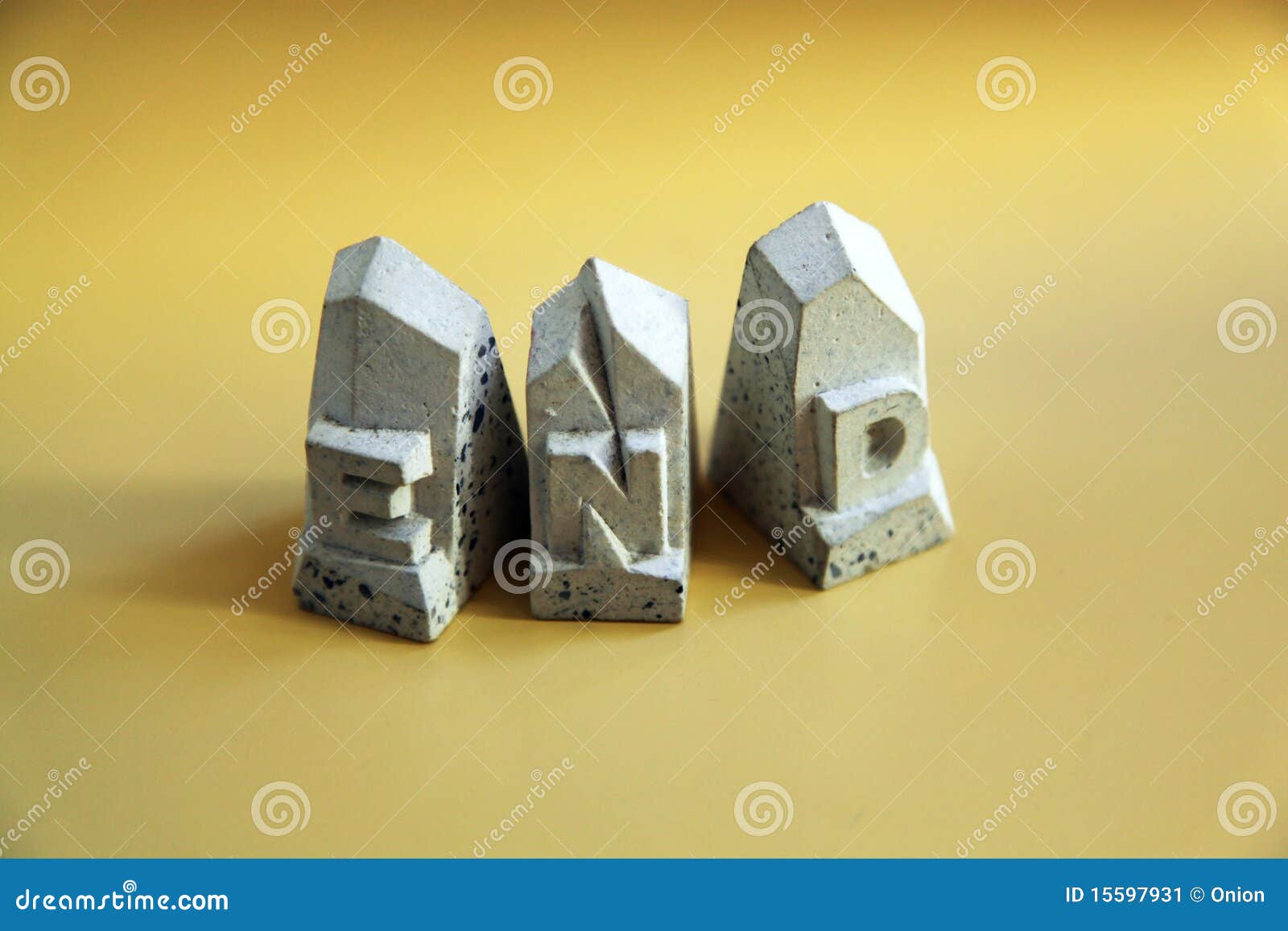 The word End stock image. Image of shaped, signage, background - 15597931