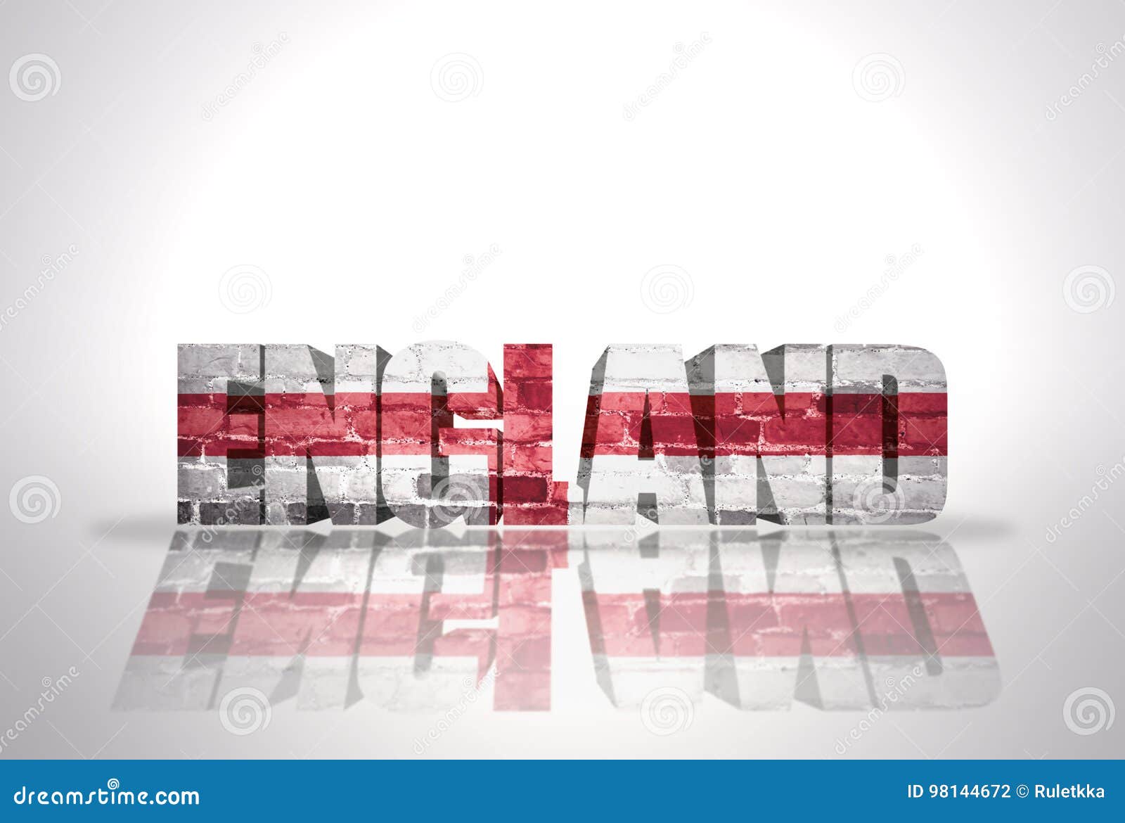 Word England on the White Background Stock Illustration - Illustration ...