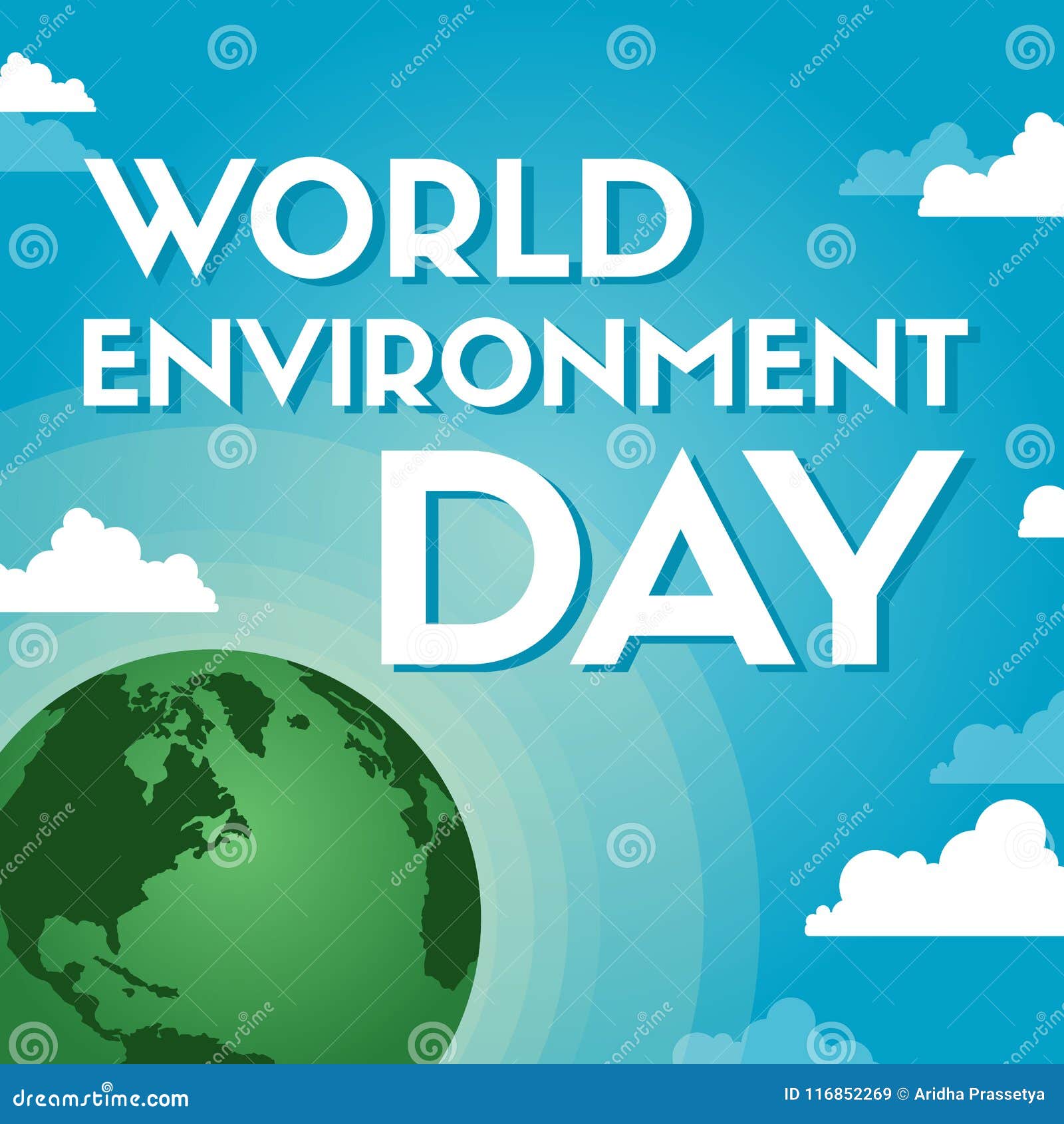 Word Environment Day Poster Tree Stock Vector - Illustration of protect ...
