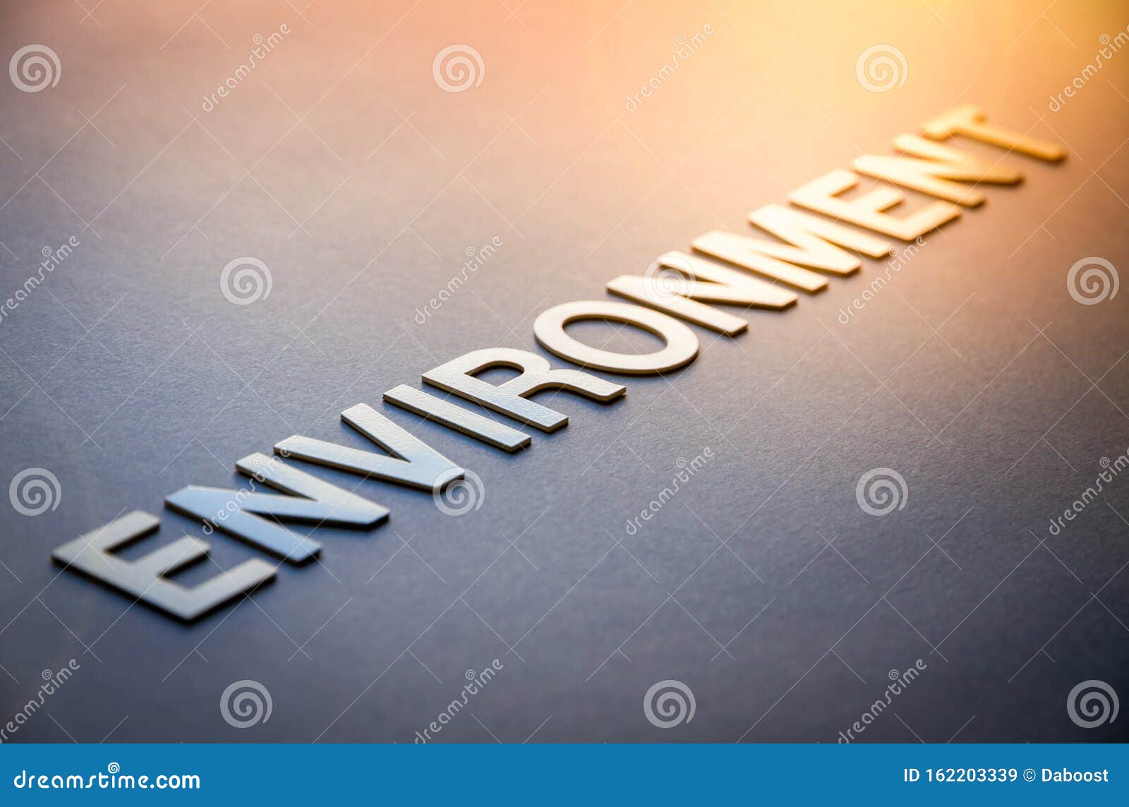 Word Environment Written With White Solid Letters Royalty-Free Stock ...