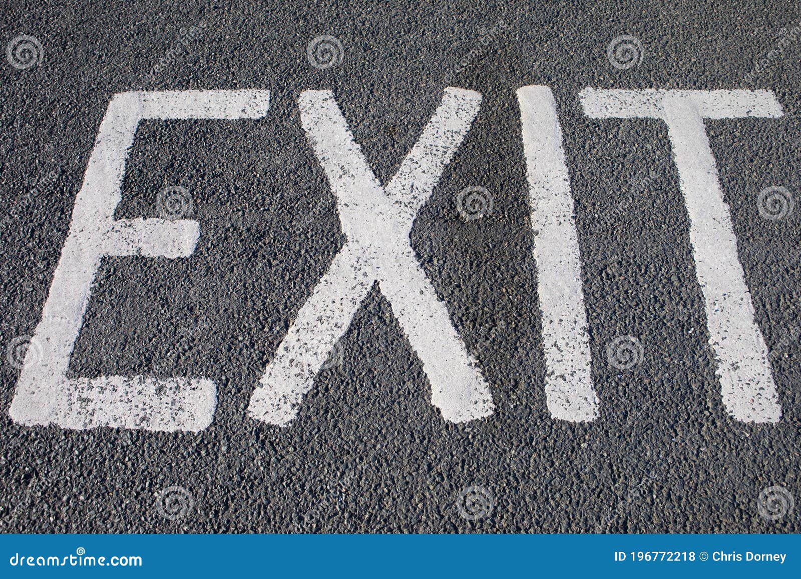 The word EXIT stock photo. Image of exit, back, escape - 196772218
