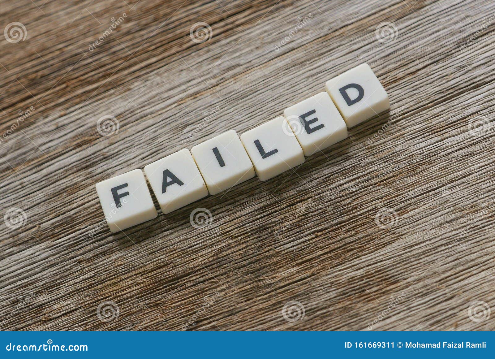 Word Failed Alphabet on Wooden Background Stock Image - Image of letter ...