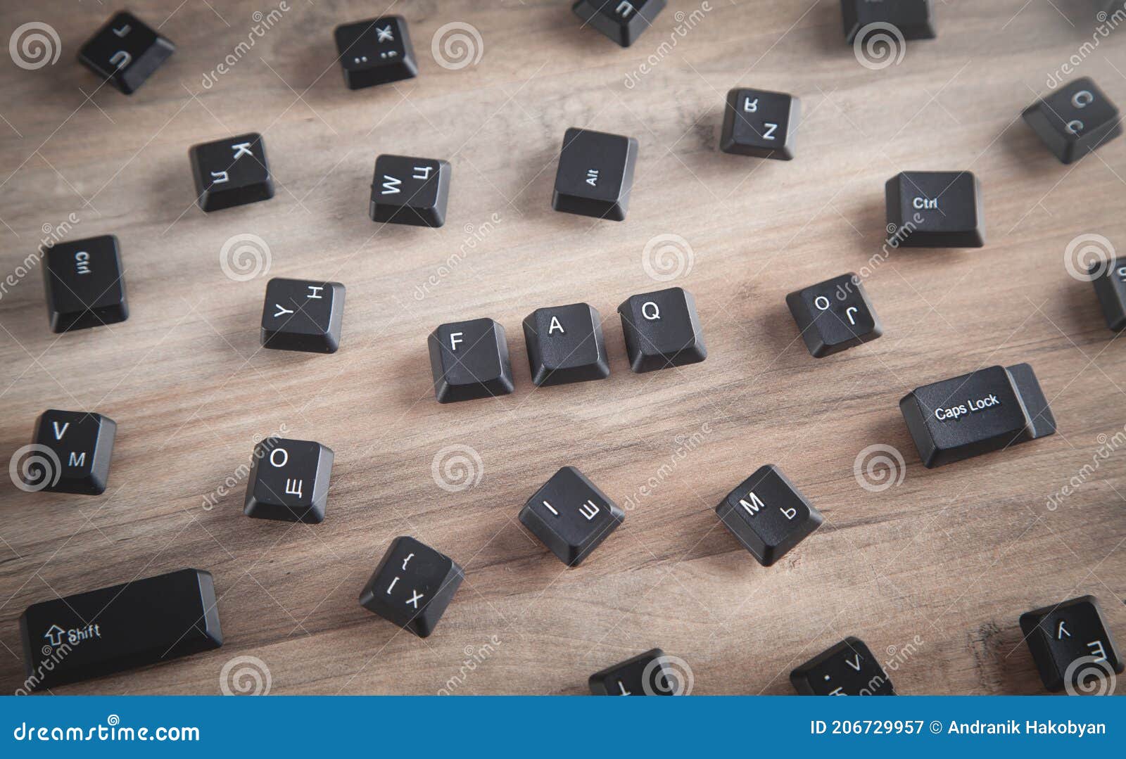 Word FAQ on Computer Keyboard Buttons Stock Image - Image of answer ...