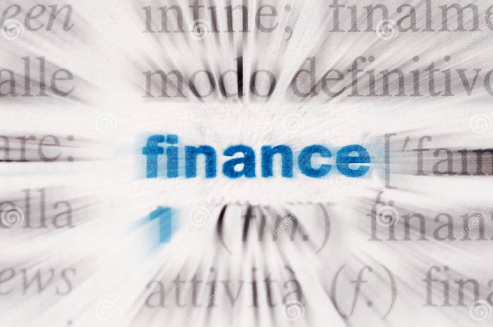 Word finance stock image. Image of depth, monochrome - 32668747