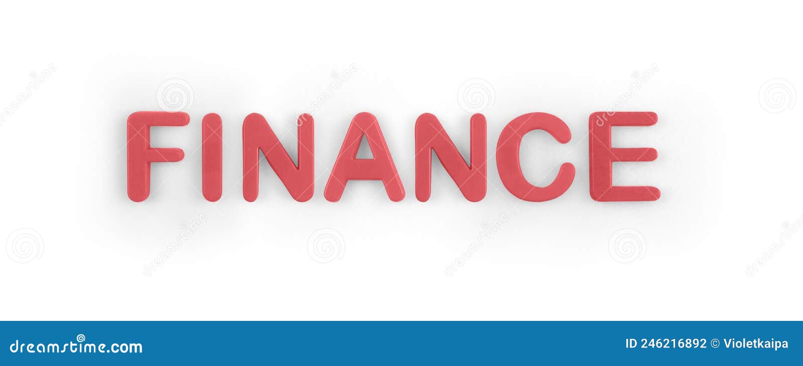 Word Finance Made of Letters Stock Photo - Image of positive ...