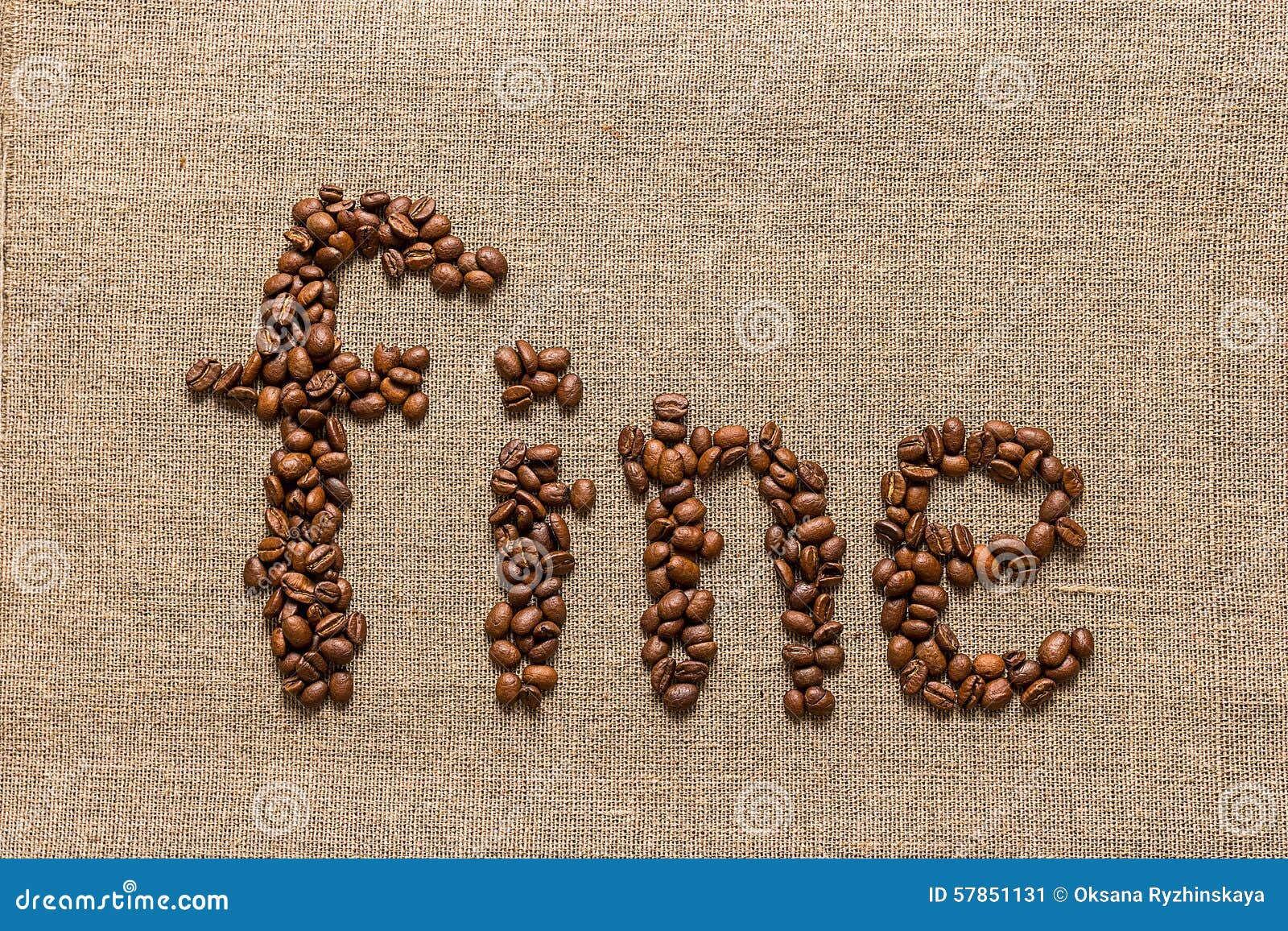 Word Â«fineÂ» of Coffee Beans Stock Image - Image of form, heap: 57851131