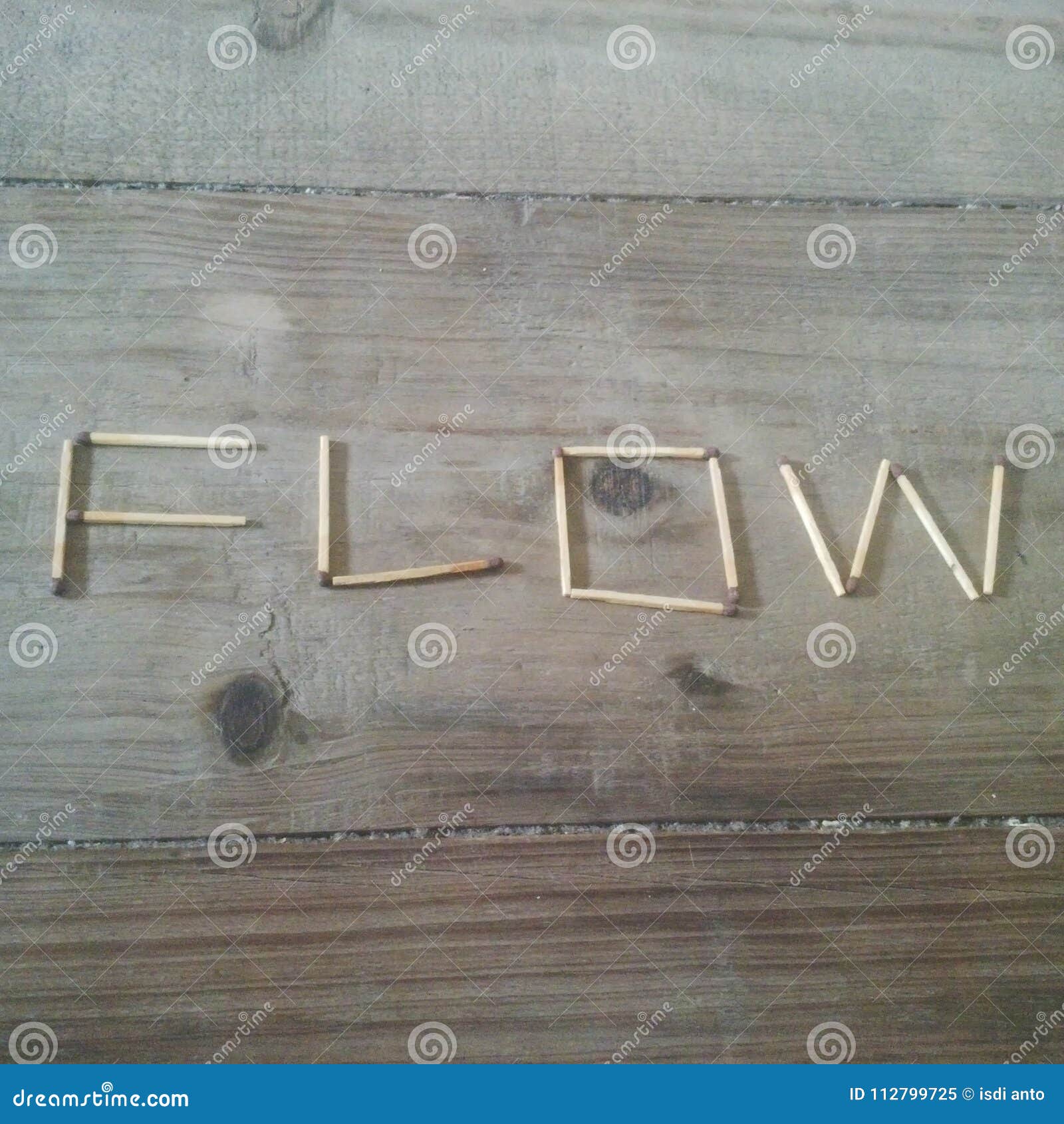 Flow stock image. Image of classic, stick, word, flow - 112799725