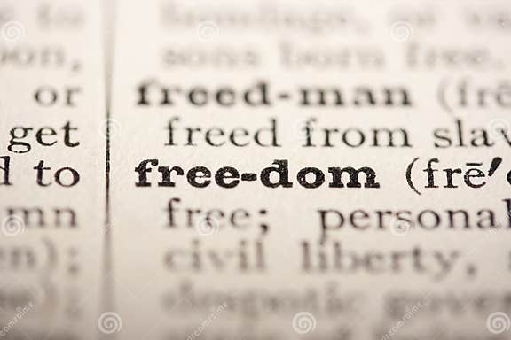 Word freedom stock image. Image of meaning, black, detail - 16890735