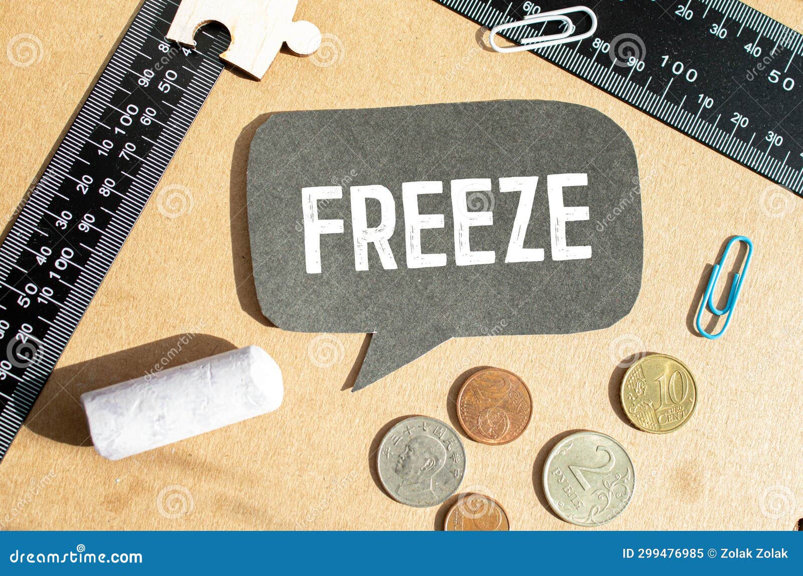 Word Freeze Made of Letters Made of Real Ice Stock Image - Image of ...