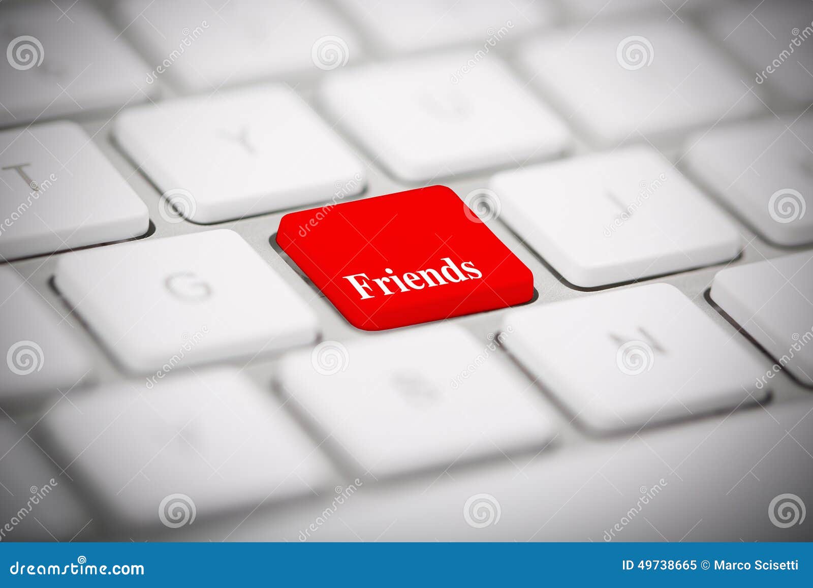 The word FRIENDS stock image. Image of computer, inspiration - 49738665