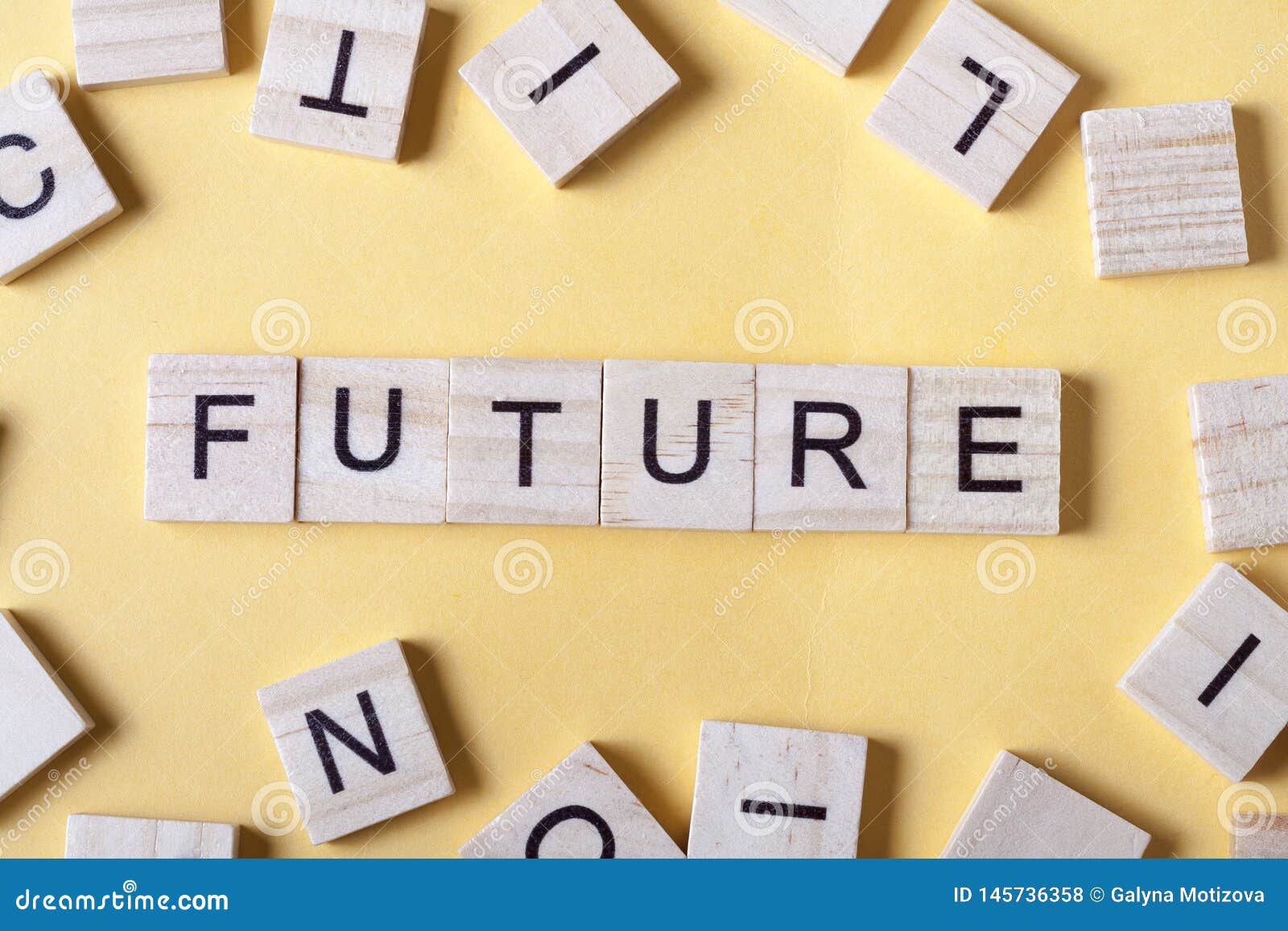 The Word of FUTURE on Building Blocks Concept Stock Photo - Image of ...