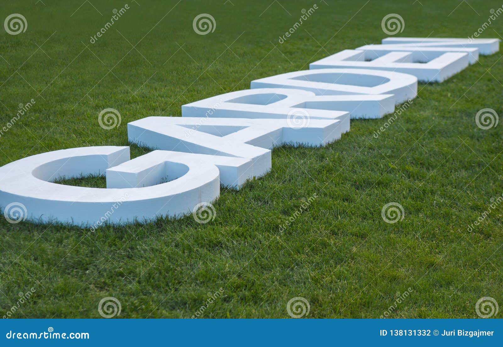 Word Garden on the grass stock photo. Image of ecology - 138131332