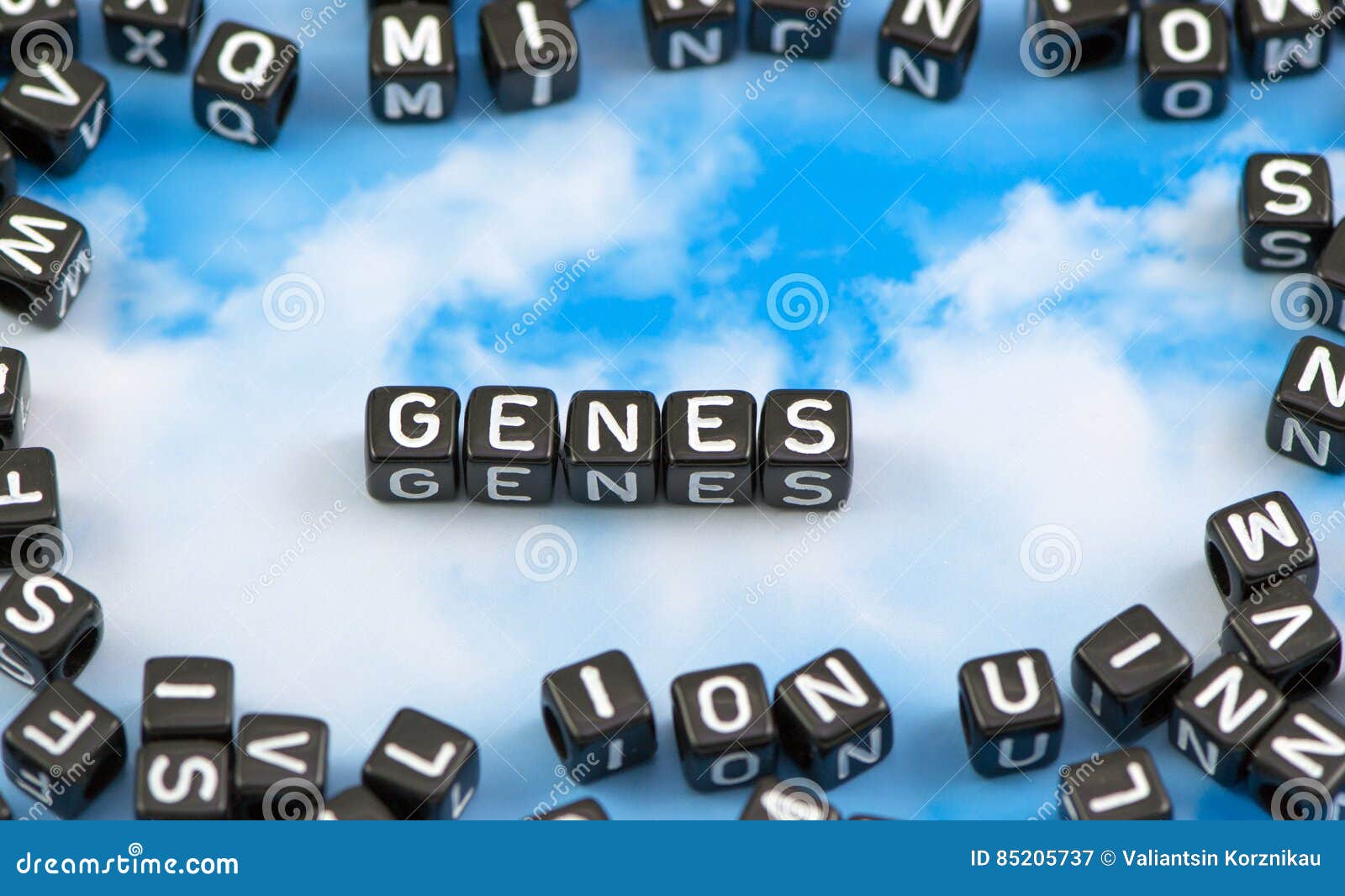 The word genes stock image. Image of isolated, genome - 85205737