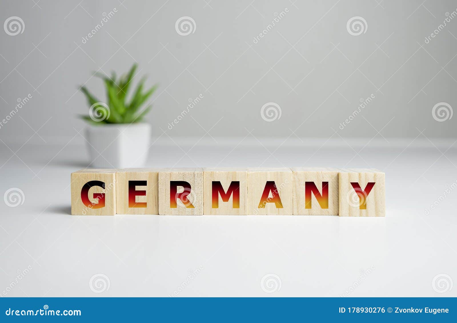 Word Germany from Small Wooden Letters on White Background Stock Photo ...