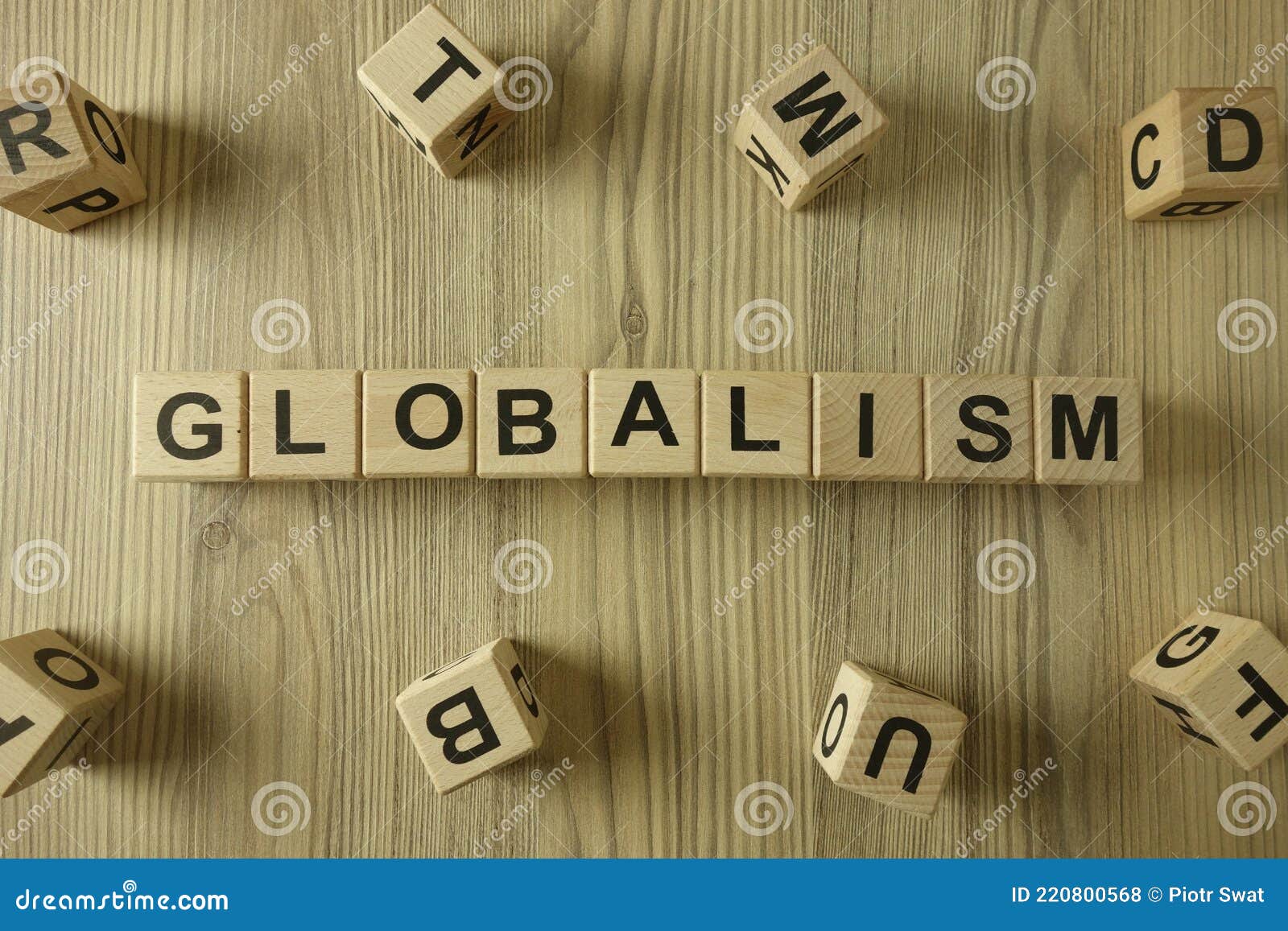 Word Globalism from Wooden Blocks Stock Photo - Image of plan, consumer ...