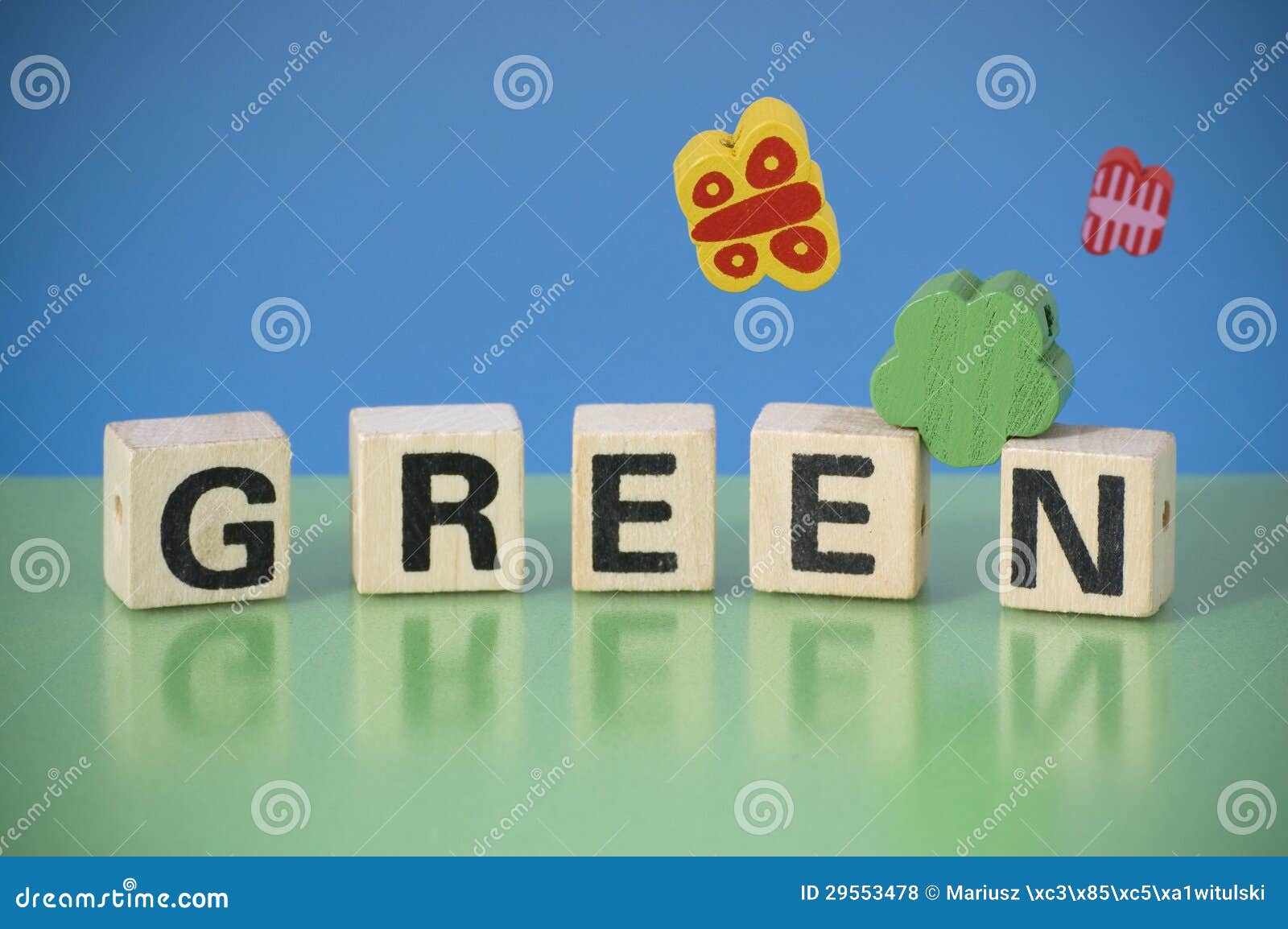 Word GREEN stock illustration. Illustration of green - 29553478