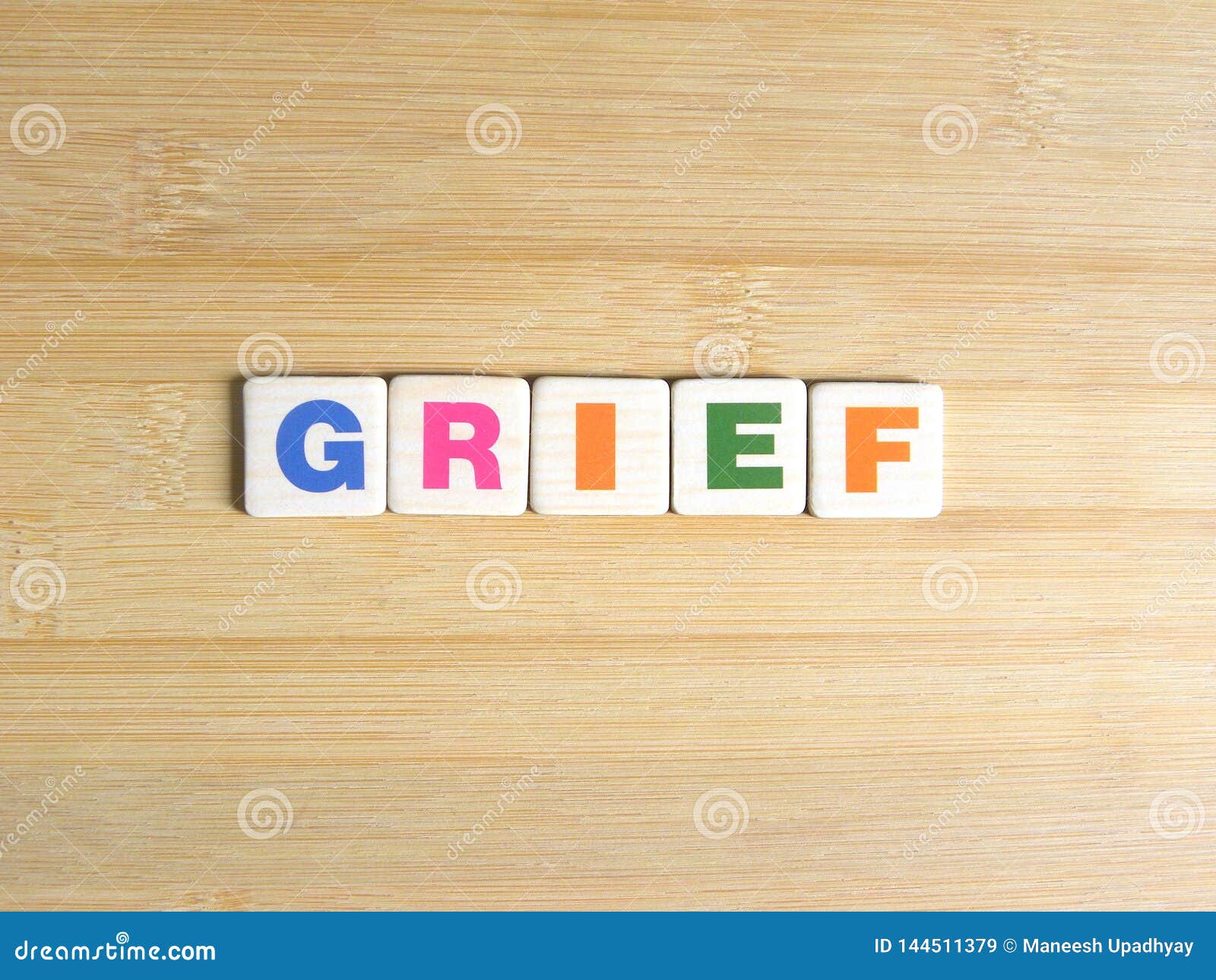 Word Grief on Wood Background Stock Image - Image of english, message ...