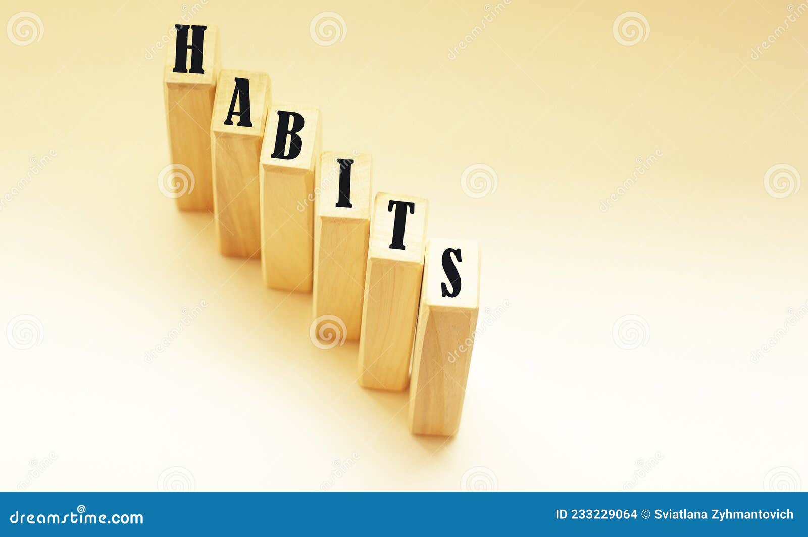 Word Habit Painted On White Brick Wall Stock Image | CartoonDealer.com ...