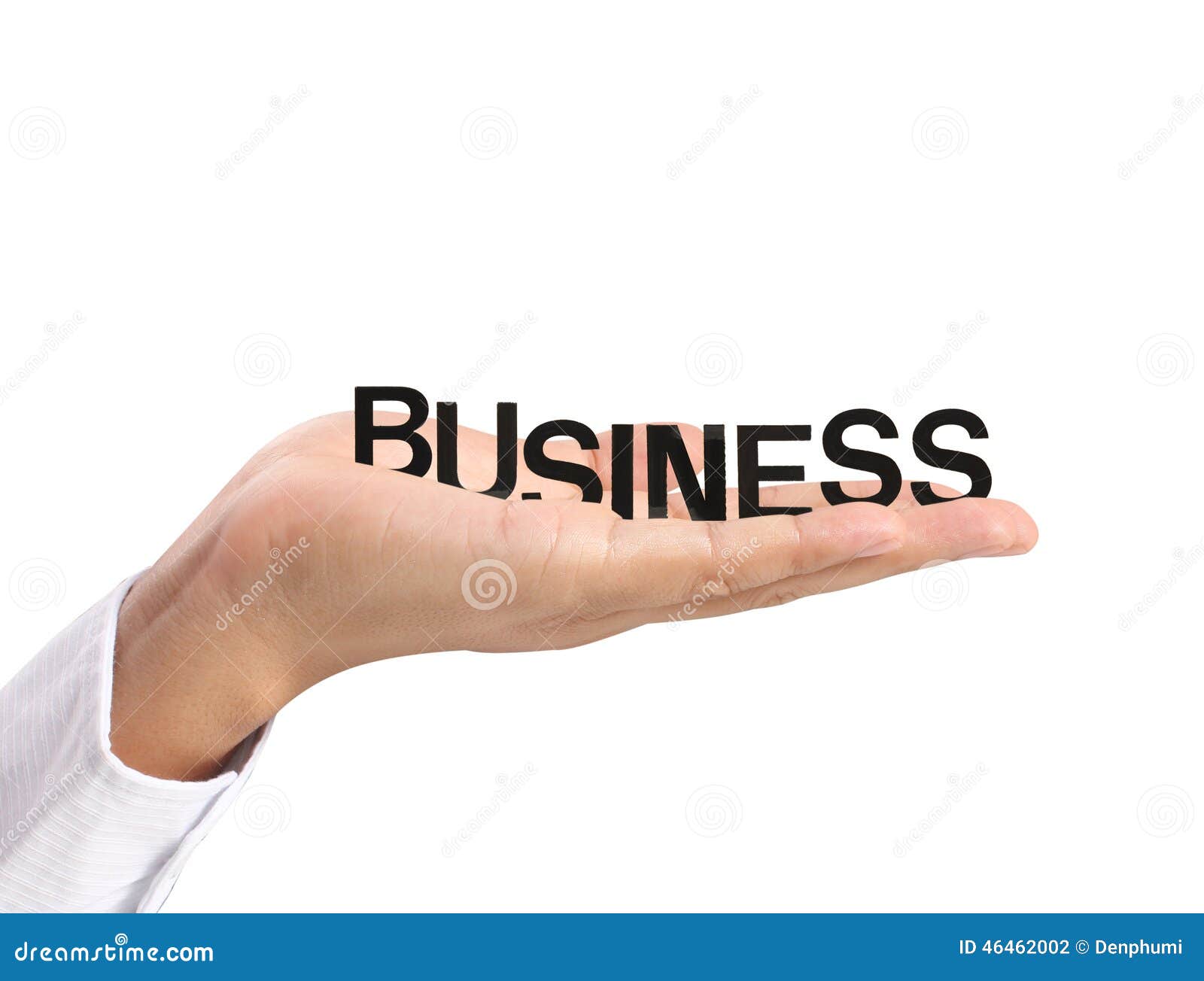 The word in a hand stock photo. Image of letter, help - 46462002