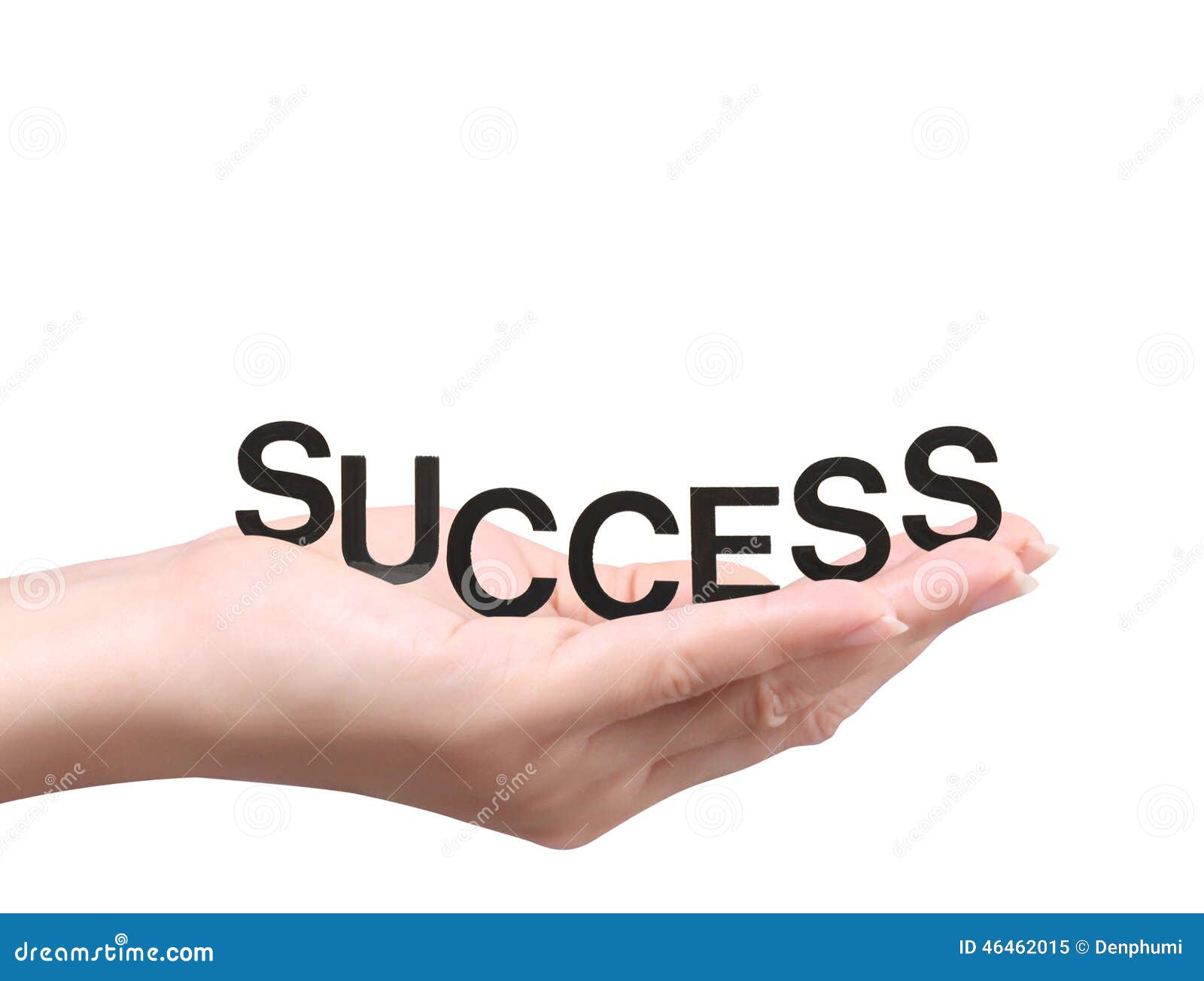 The word in a hand stock image. Image of caucasian, finger - 46462015