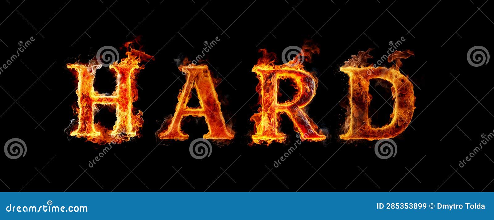 Flaming Text Reading WORK Ablaze In Fiery Orange Flames, Symbolizing ...