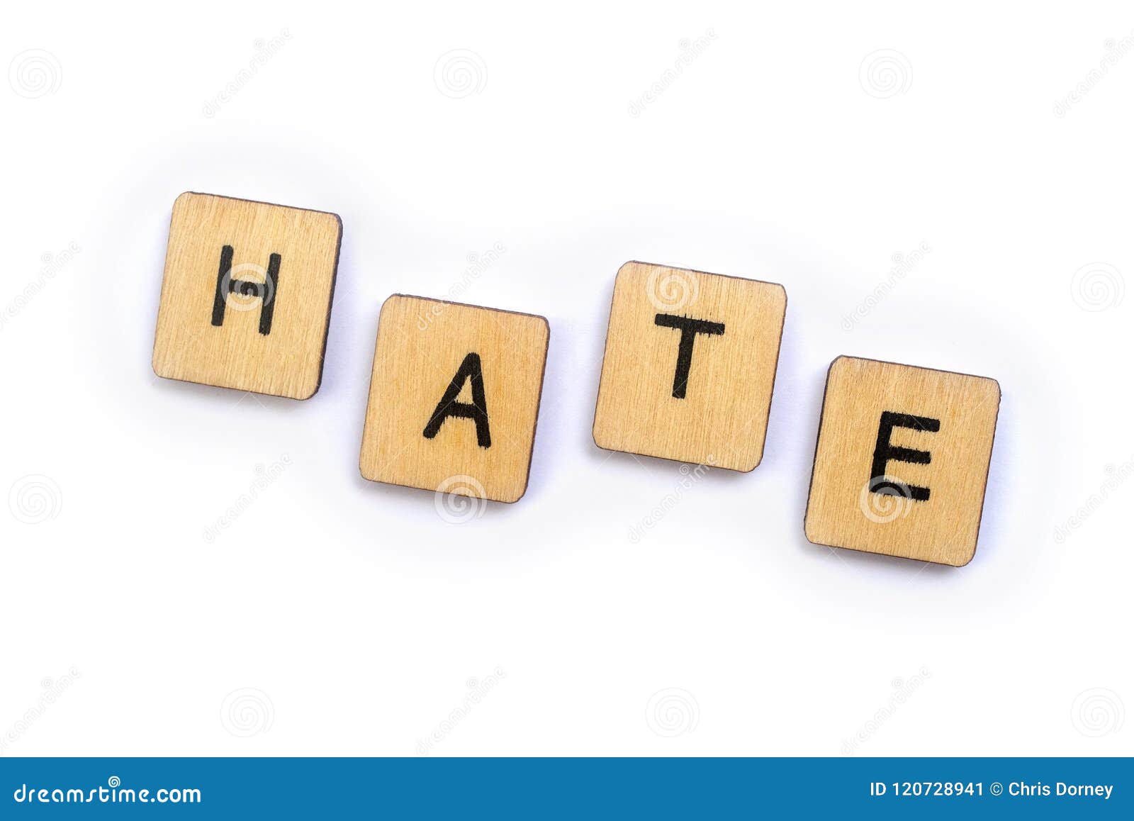 The word HATE stock image. Image of emotions, hatred - 120728941