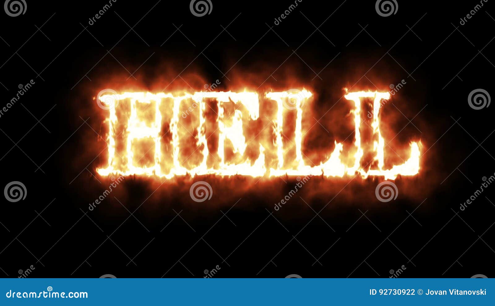 Word hell in fire stock footage. Video of text, fiery - 92730922