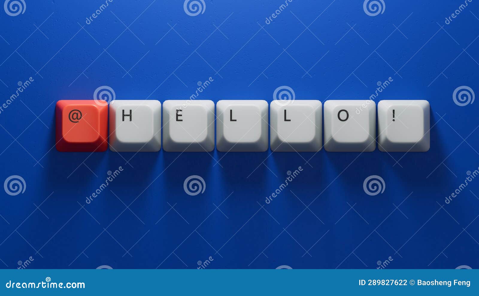 Word Hello Composed with Black Letters of Computer Keyboard,copy Space ...