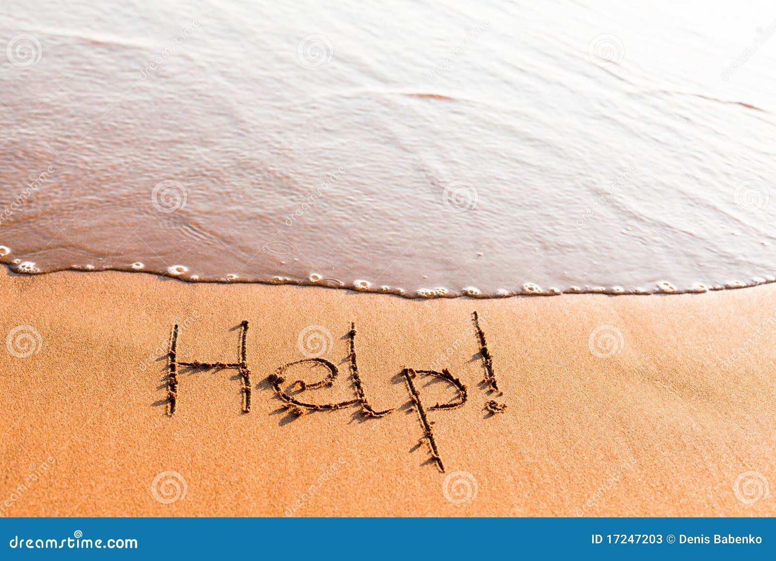 Word HELP on sand stock image. Image of death, holiday - 17247203