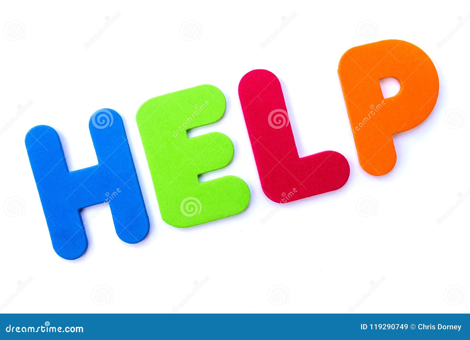 The word HELP stock image. Image of helper, assistance - 119290749