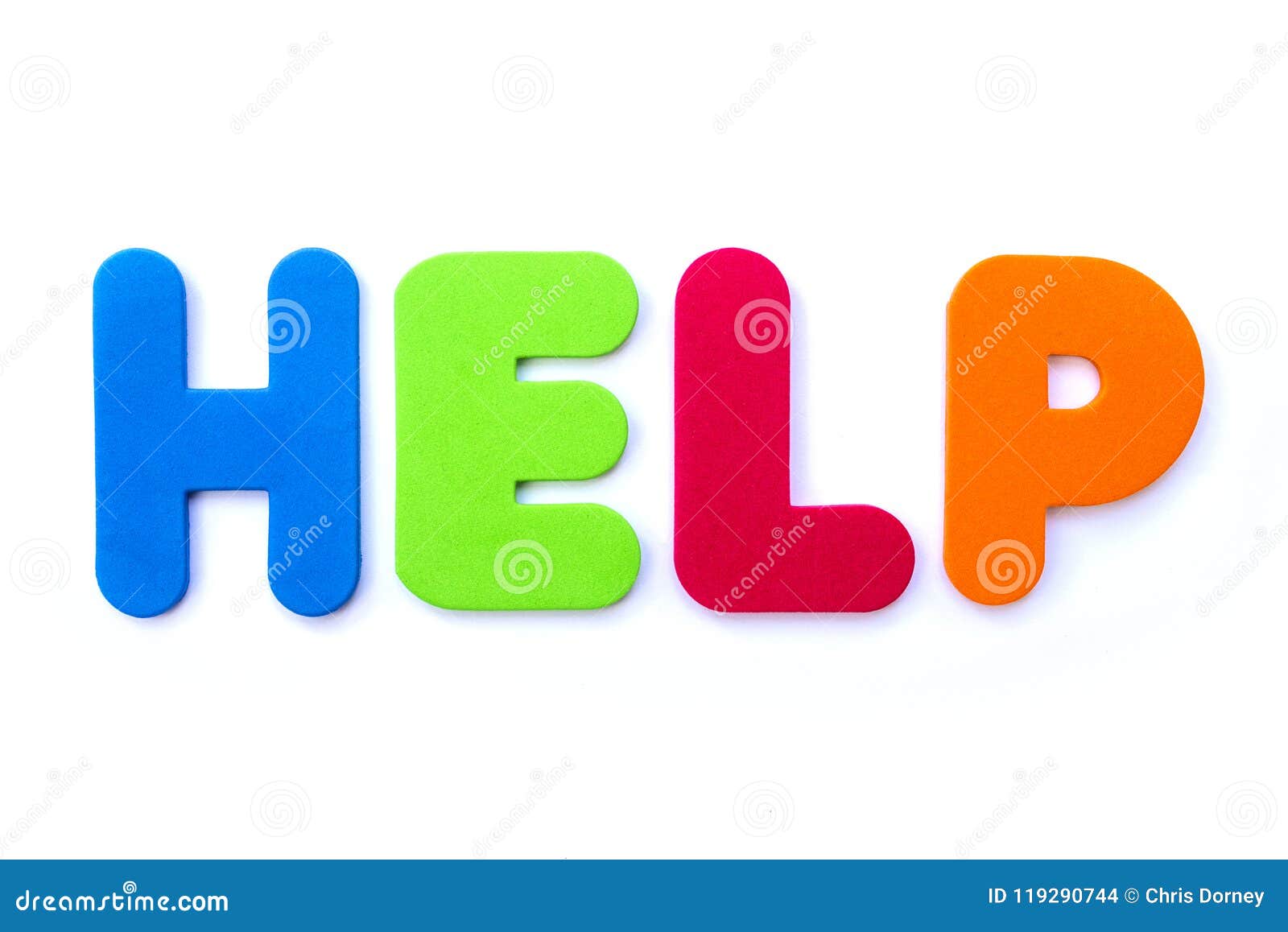 The word HELP stock photo. Image of asking, assistance - 119290744