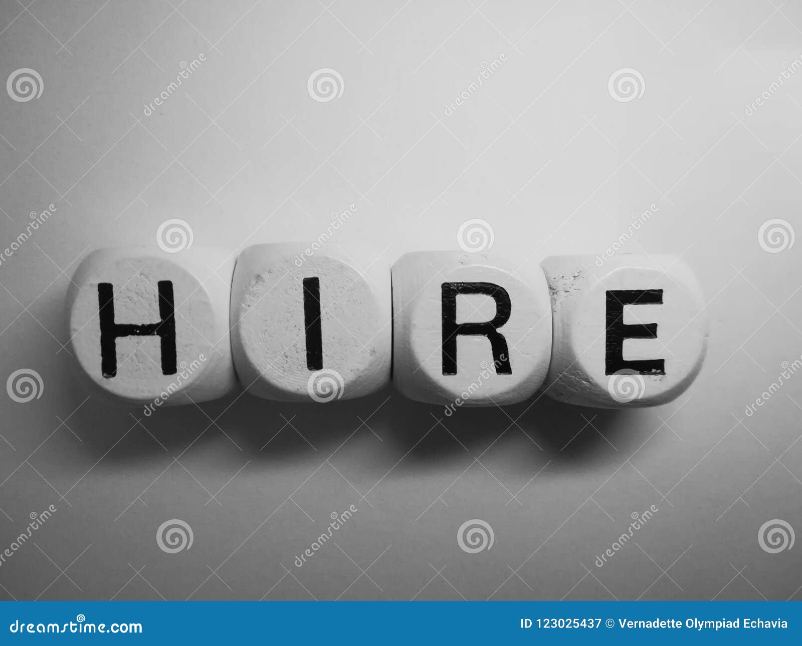 Word hire spelled on dice stock image. Image of sign - 123025437