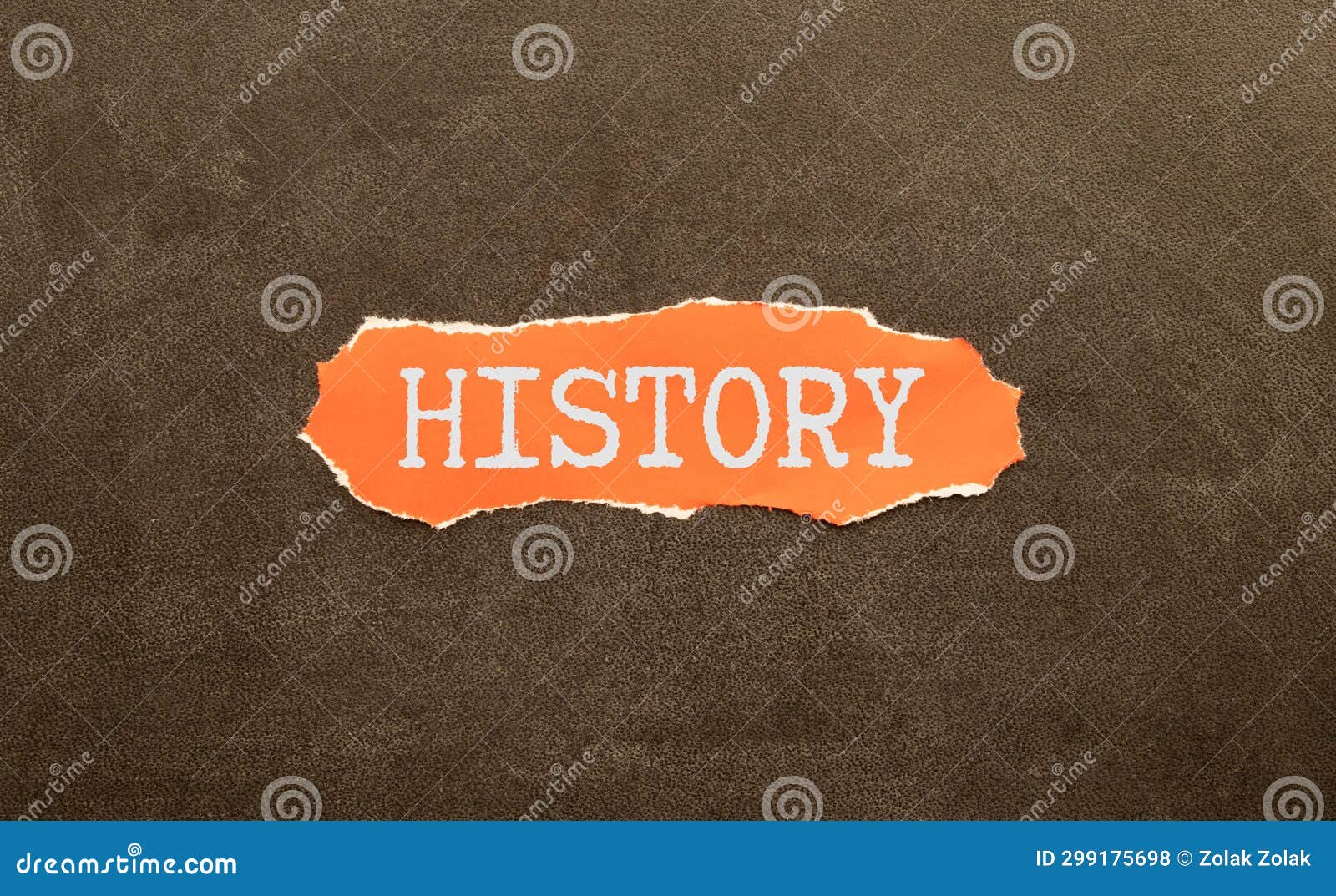 Word HISTORY on Red Torn Paper Stock Photo - Image of business, educate ...