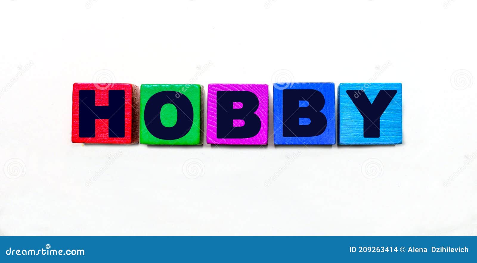 DIY Word Hobby Concept Project Composed From Vintage Tools Stock Image ...