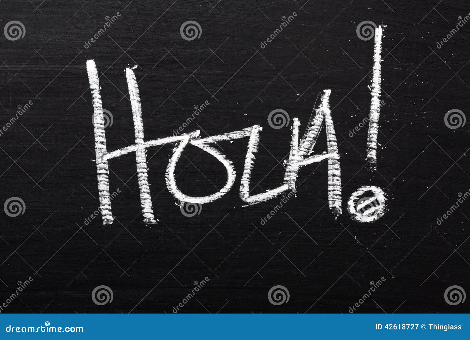 The word Hola! stock image. Image of greeting, sayings - 42618727