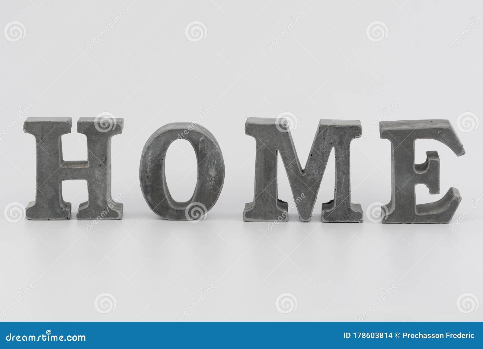 Word Home on White Background Stock Photo - Image of decor, design ...