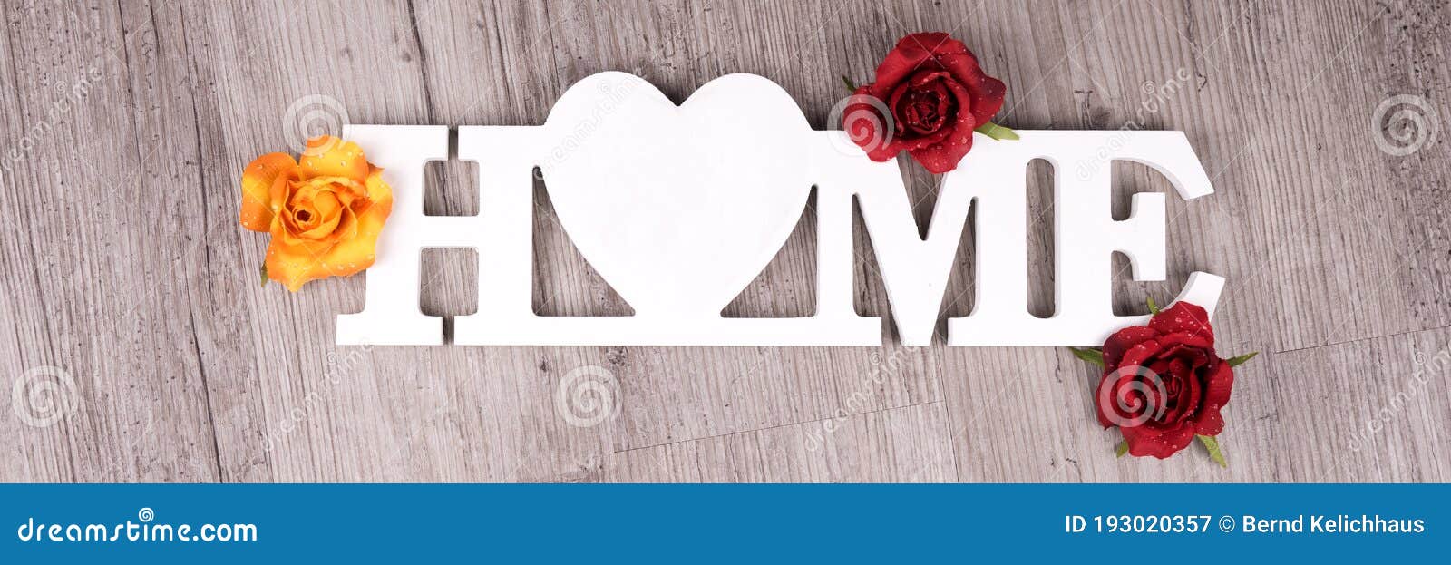 The Word Home in White Letters. Panorama Stock Image - Image of design ...