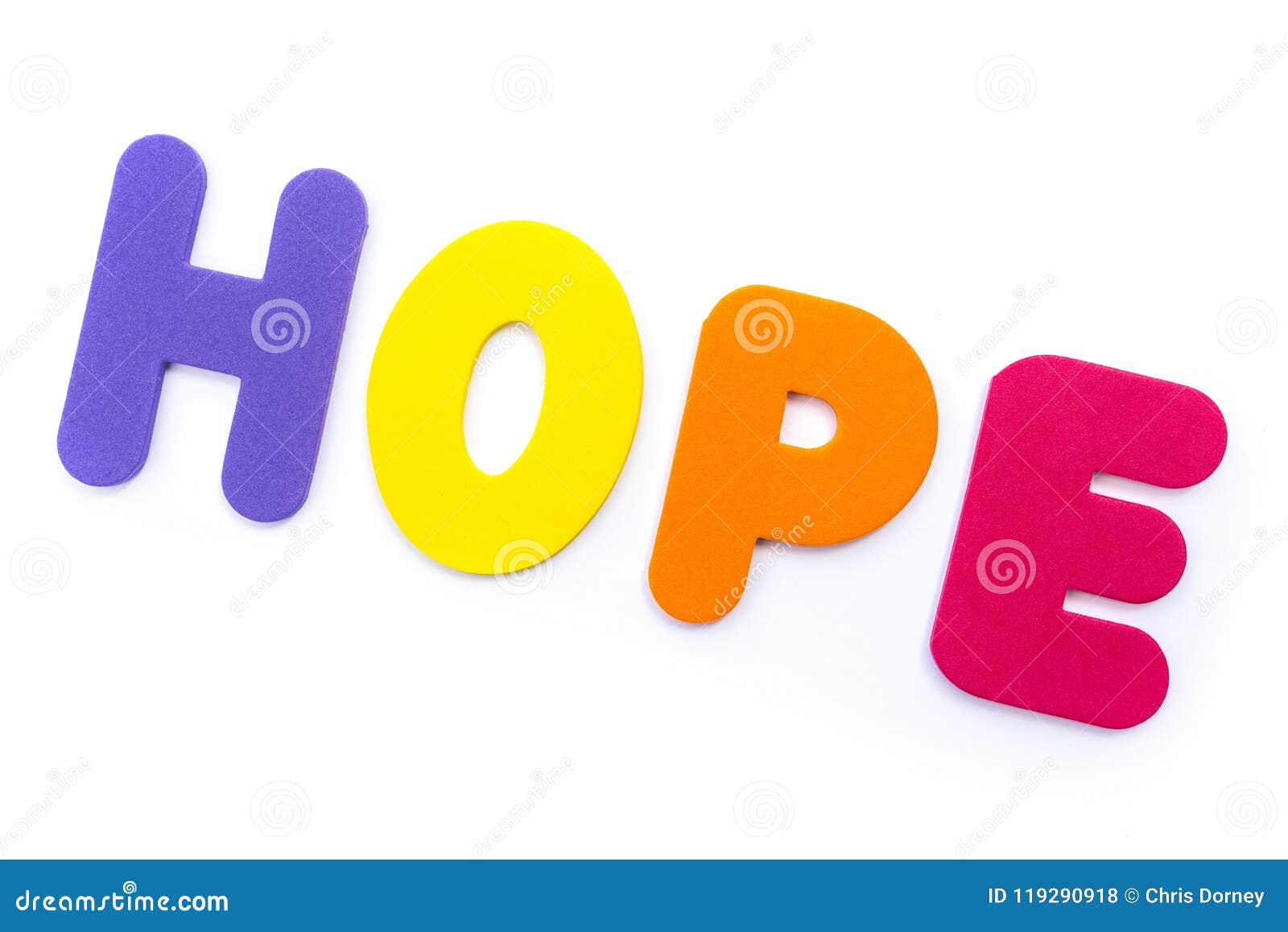 The word HOPE stock photo. Image of confident, anticipated - 119290918