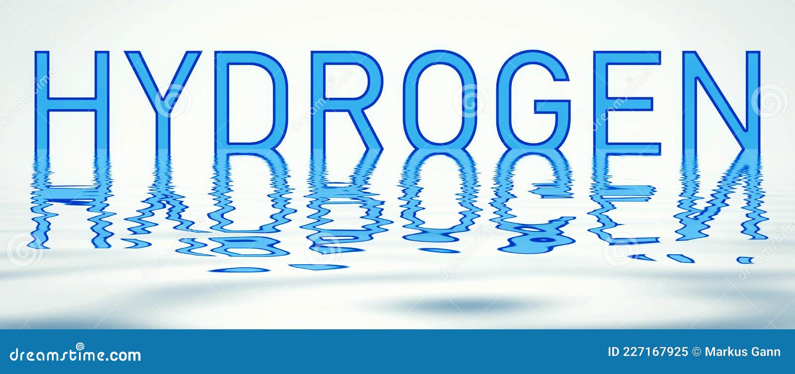 HYDROGEN Word Written On Glossy Blocks And Fallen Over Blurry Blocks In ...